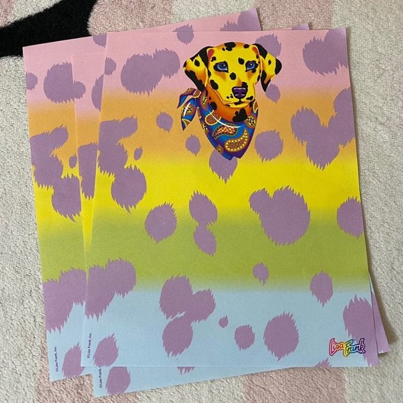 Lisa Frank | Office | Vintage Lisa Frank Dalmatian Dog Stationery ...
